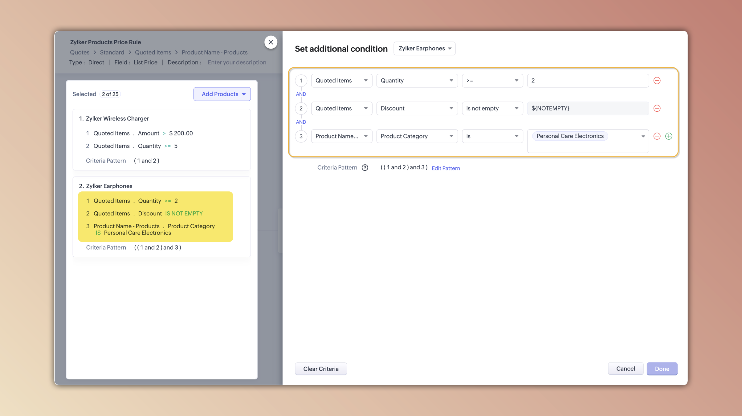 【Zoho CRM】CPQの新機能のお知らせ：Ziaによる商品設定の提案／価格ルールの条件追加